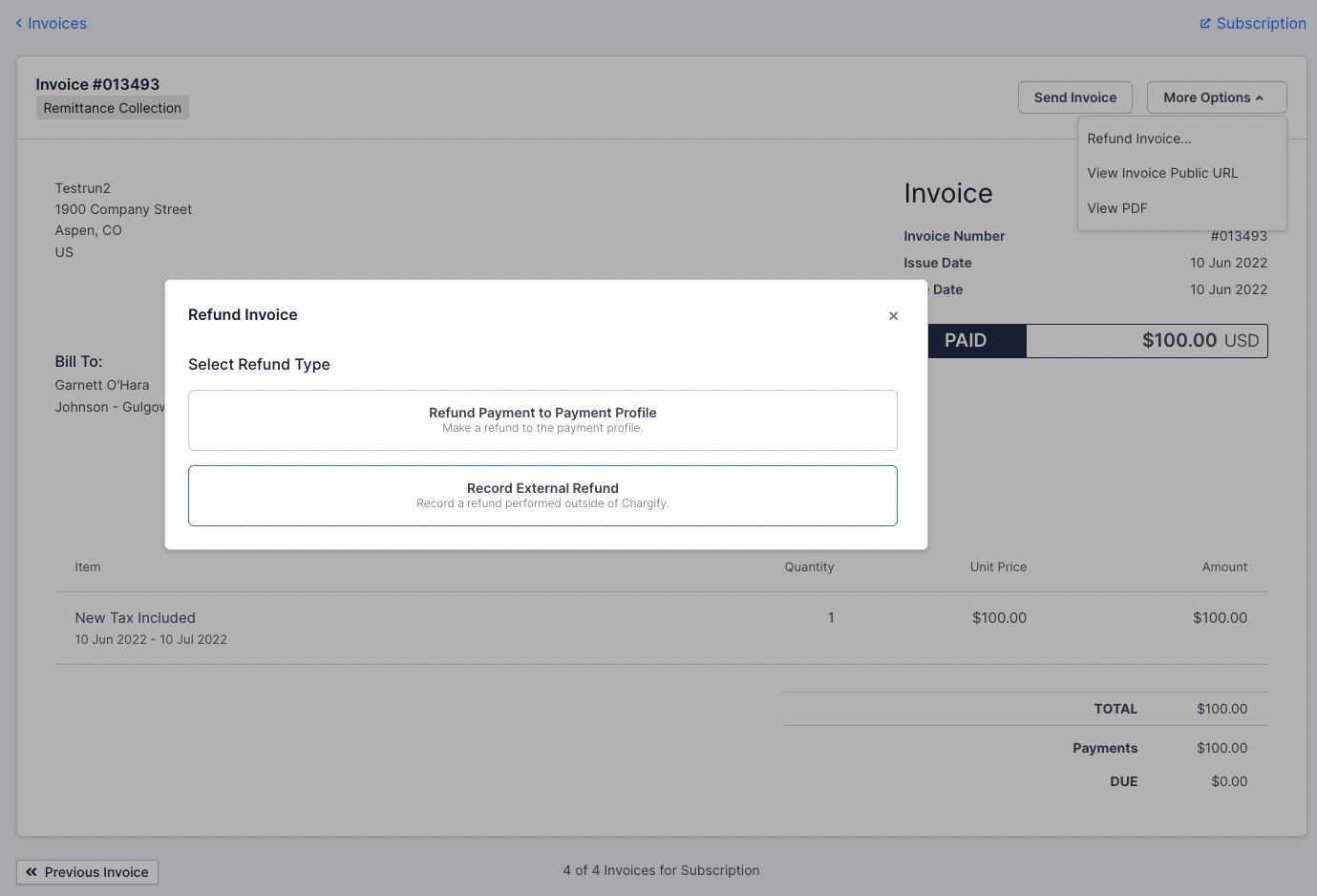 Refunding Invoices – Maxio