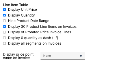 Control What Appears in Invoice Line Items – Maxio